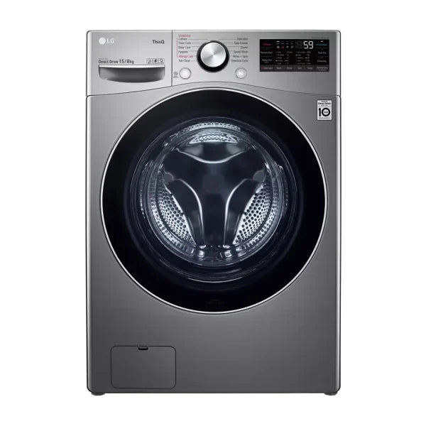 LG F0L9DGP2S Front Load Washer & Dryer 15kg/8 Kg AI DD™– Electro Gas