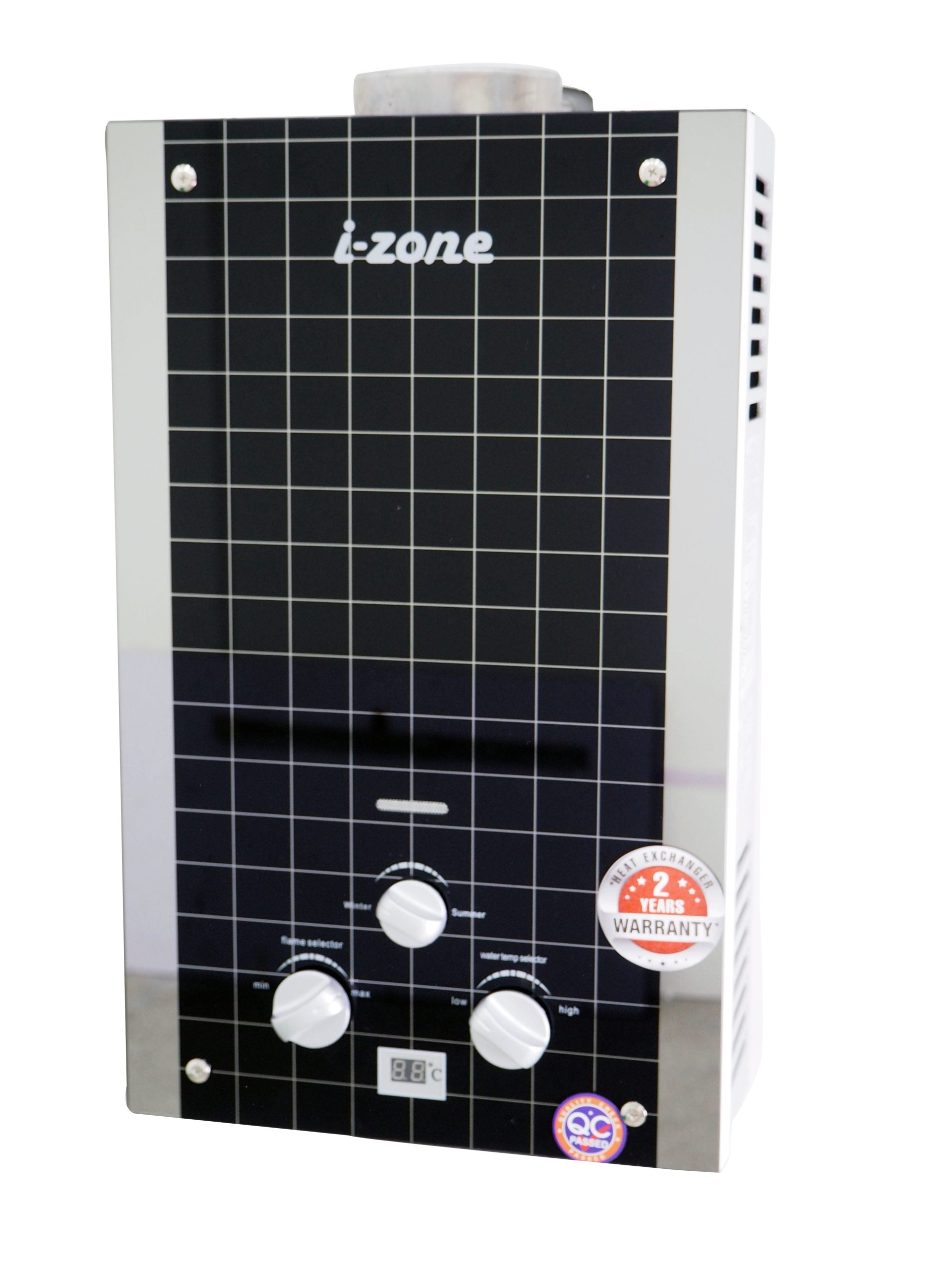 iZone Instant Geyser D12G Deluxe Glass– Electro Gas