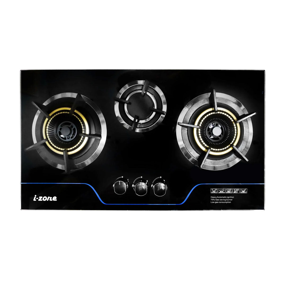 iZone KITCHEN HOB 403 Glass– Electro Gas