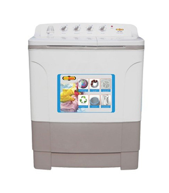 Super Asia SA-242 Twin Tub 7kg Washing Machine– Electro Gas